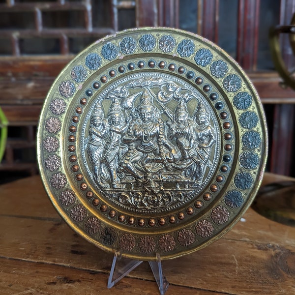 Antique Indian Copper Plate - Etsy