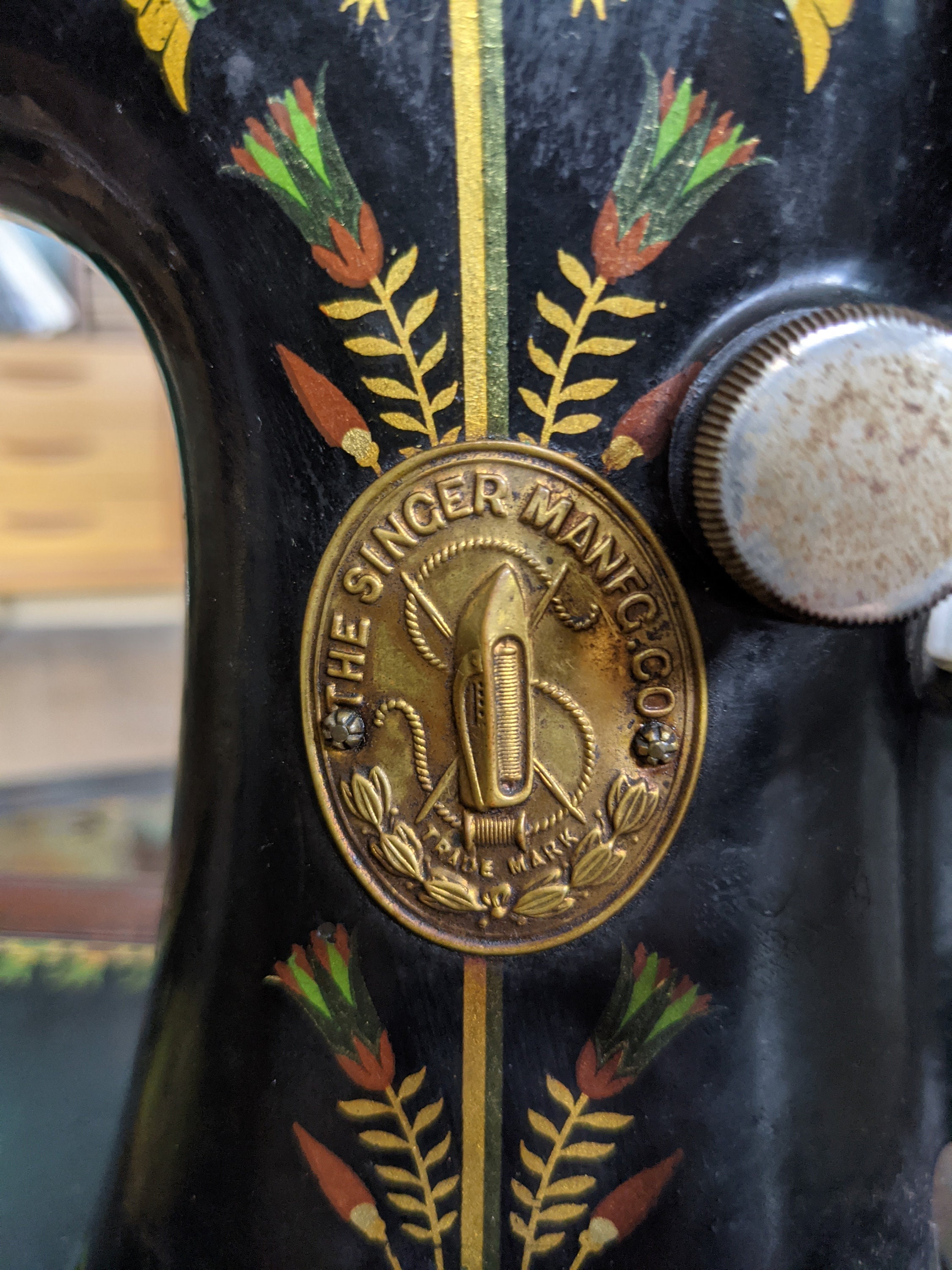 Singer 28K Antique Singer Sewing Machine | Etsy