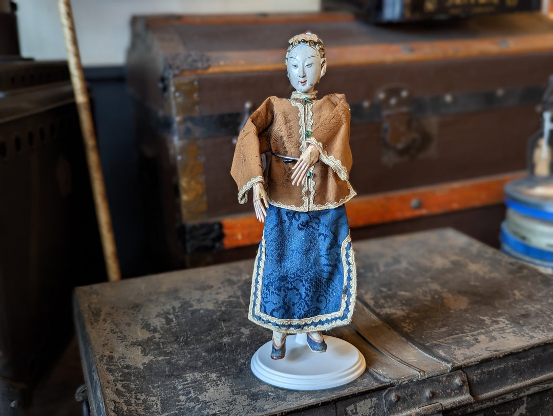 Antique Qing Dynasty Female Opera Doll Chaozhou Region C. 1880 - Etsy UK