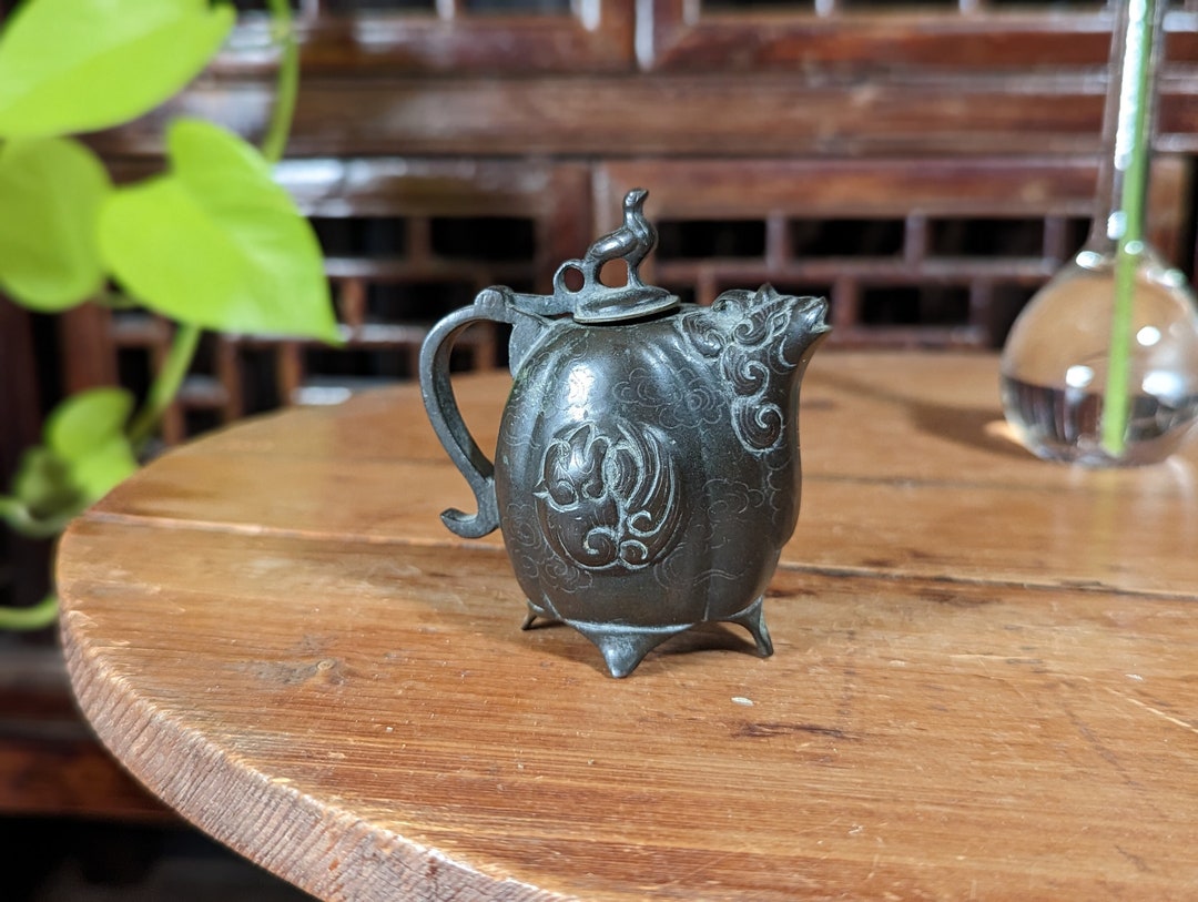 Antique Chinese Bronze Water Dropper - Etsy