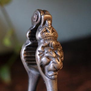 Antique Lions Head Cast Metal Nut Cracker - Etsy