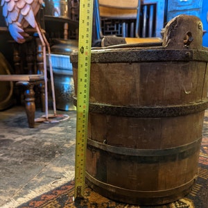 19th Century Chinese Cyprus Wood Water Pale - Etsy