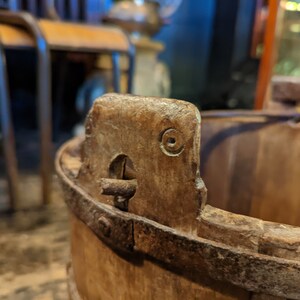 19th Century Chinese Cyprus Wood Water Pale - Etsy