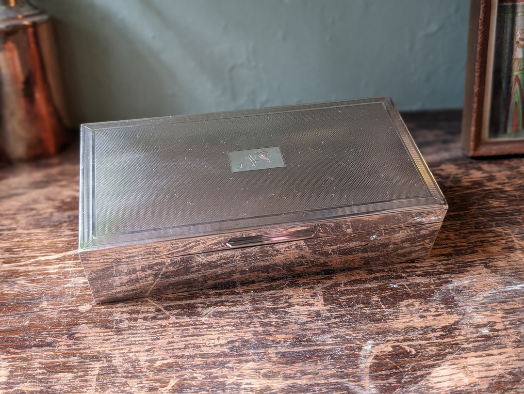 1920's S.J. Rose 1920's Silver Cigarette Box - Etsy