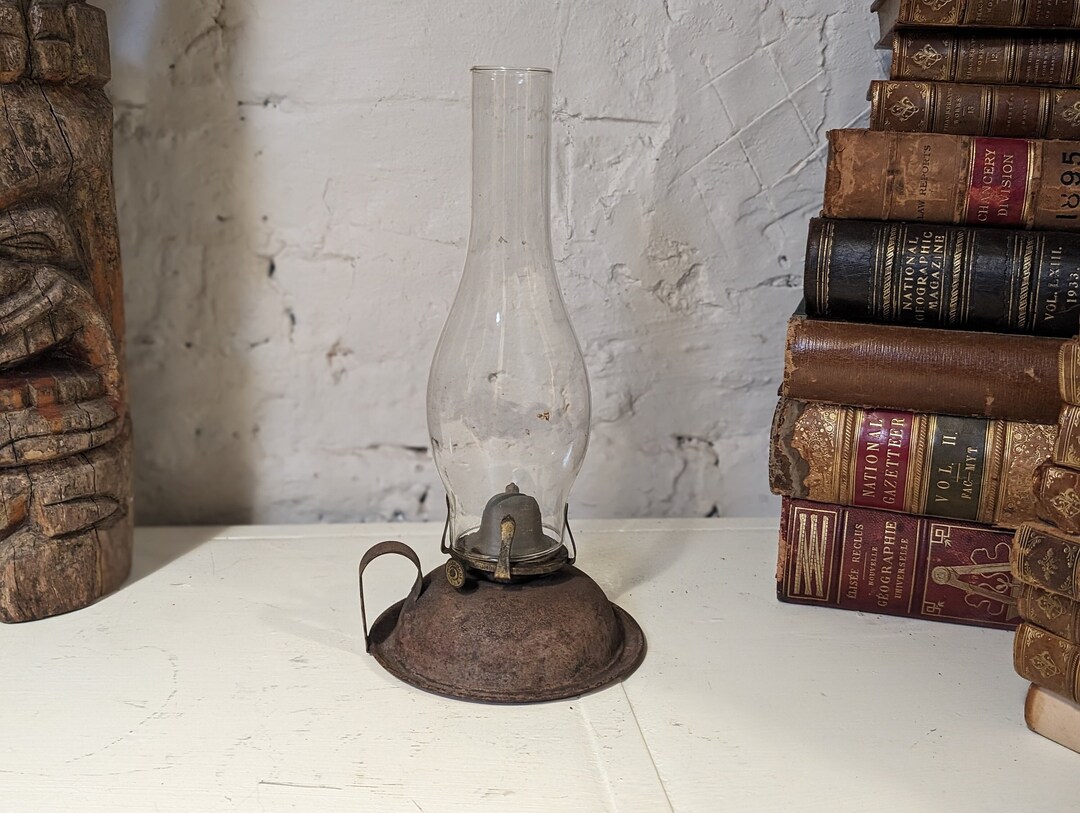 Antique Rustic Paraffin Lantern - Etsy