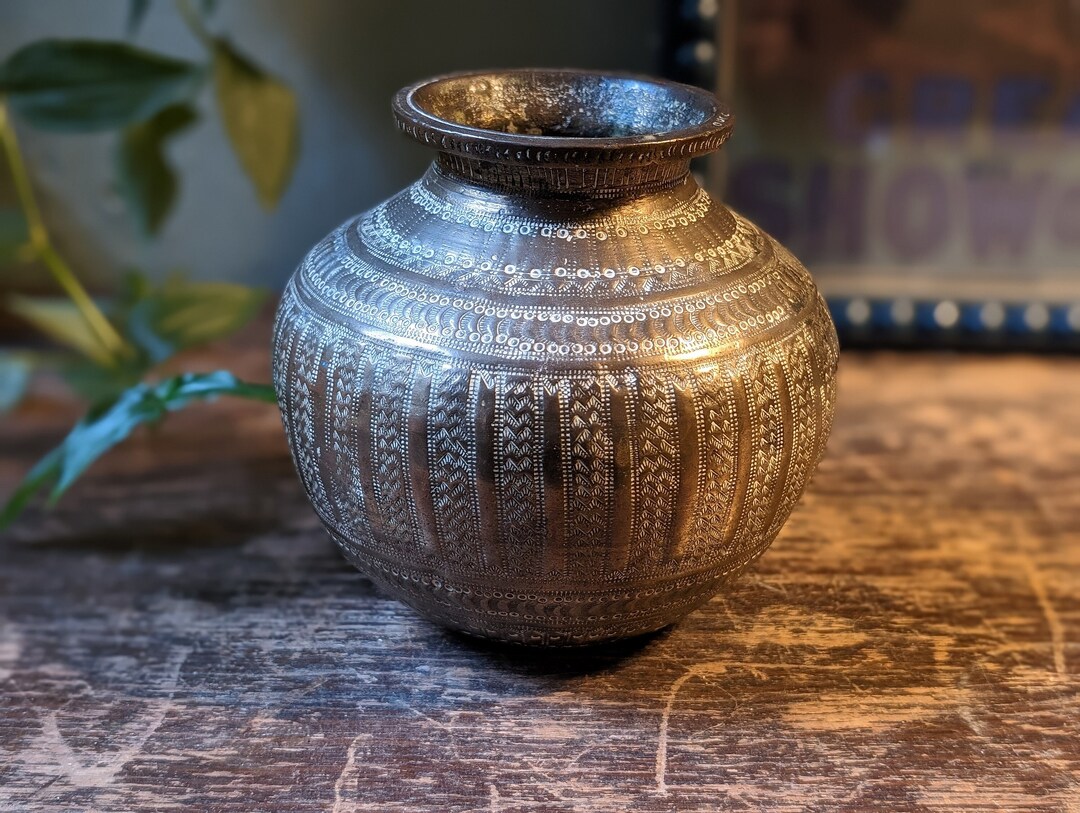 Antique Indian Chambu Lotta - Gold Gilded Bronze - Etsy