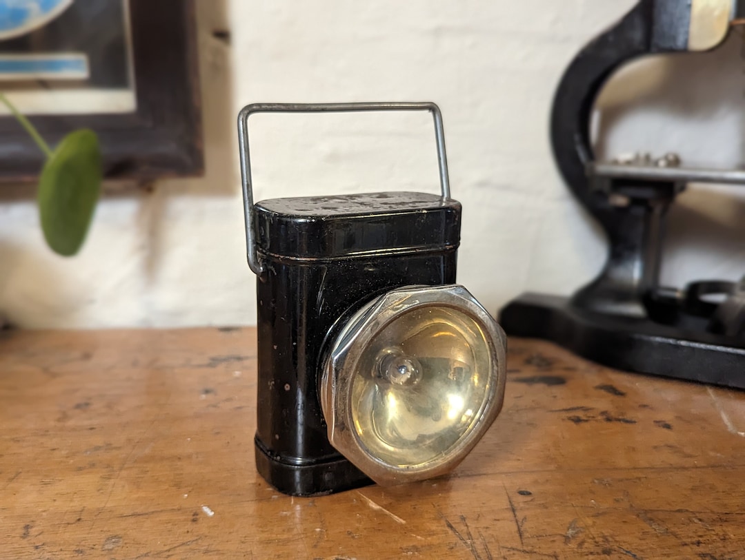 Vintage WW2 British Battery Torch - Etsy