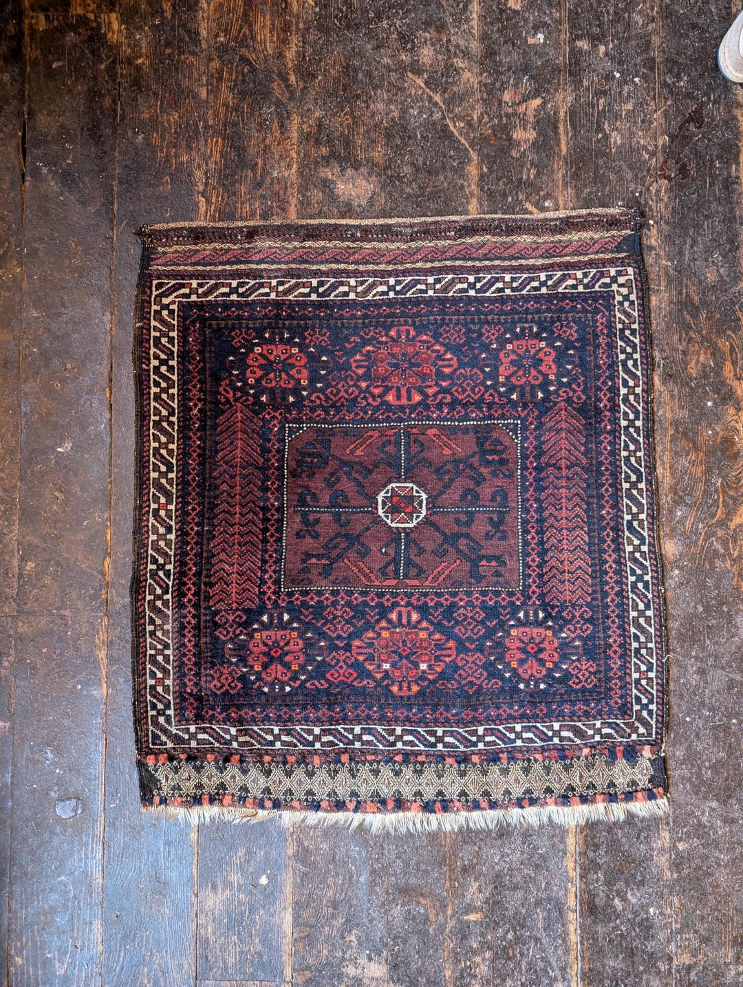 3' X 2'7 Antique Afghan Baluch Bag Face Rug 92cm X 78cm - Etsy