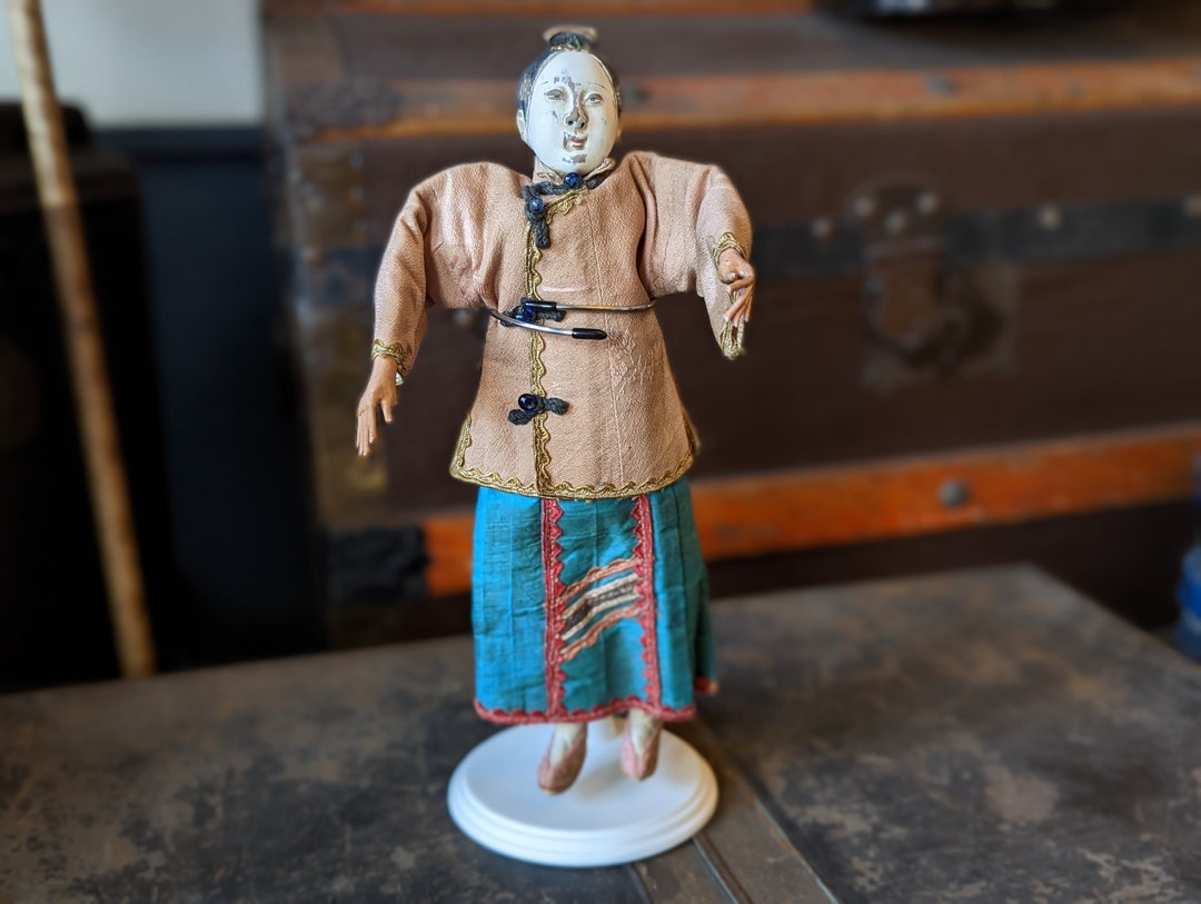 Antique Qing Dynasty Female Opera Doll - Chaozhou Region C. 1880 - Etsy