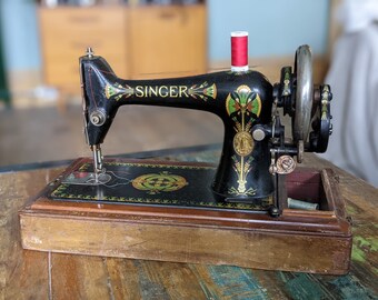 Antique Singer Sewing Machine Case | Etsy