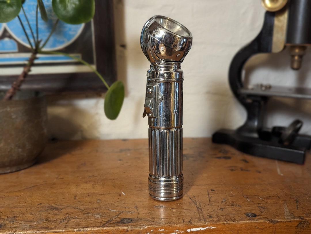 Vintage Pifco Swivel Head Polished Aluminium Torch - Etsy