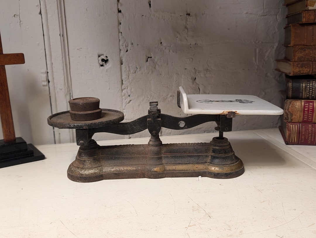 Antique Cast Iron Produce Butchers Balance Scales - Etsy
