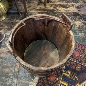 19th Century Chinese Cyprus Wood Water Pale - Etsy