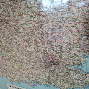 Large 1950's Wall Chart / Map of the UK - Etsy