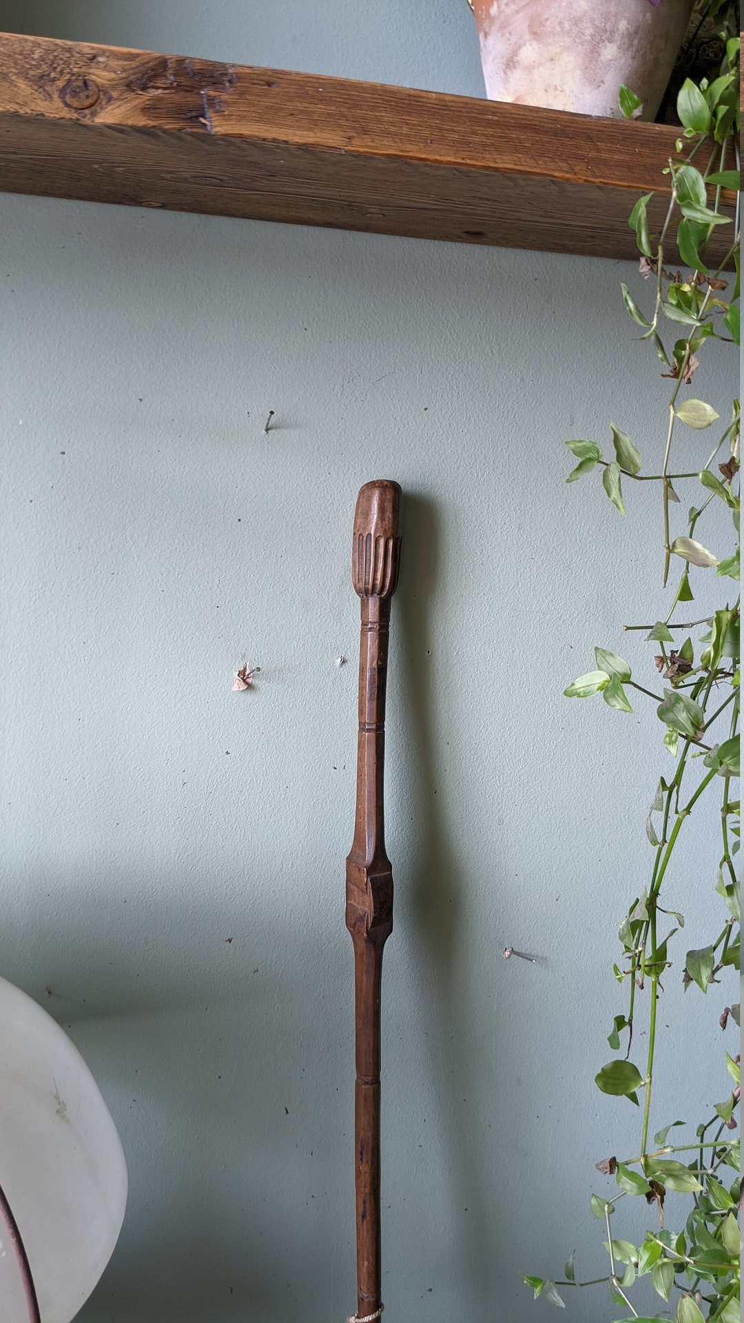 Zulu African Tribal Staff / Walking Stick - Etsy UK