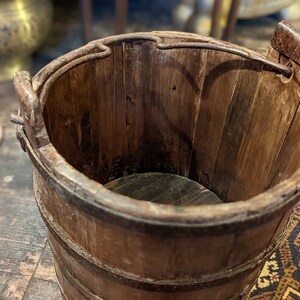 19th Century Chinese Cyprus Wood Water Pale - Etsy