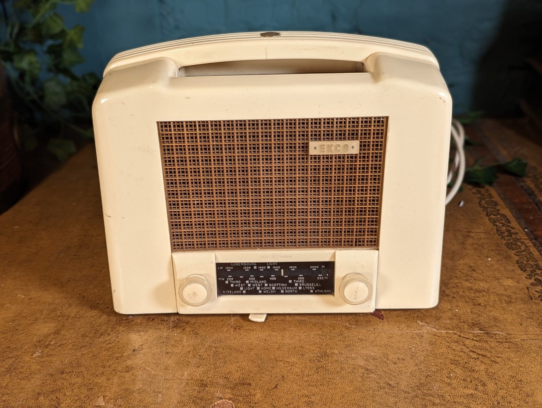 Ekco U122 Vintage Valve Radio - Etsy