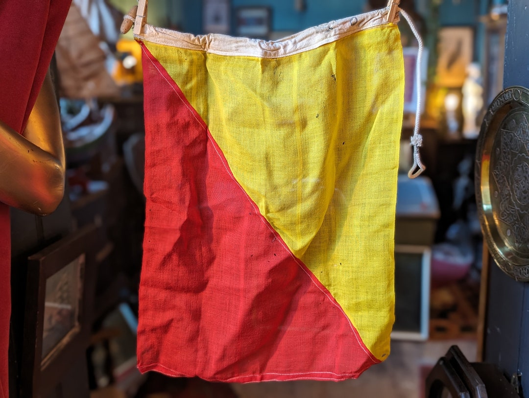 Vintage Naval Signalling Ensign Flag - Etsy