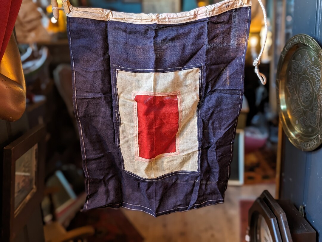 Vintage Naval Signalling Ensign Flag - Etsy