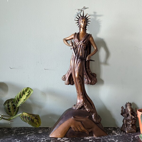 Erte Sculpture - Etsy