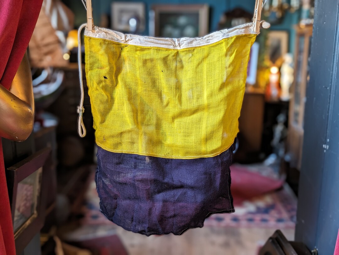 Vintage Naval Signalling Ensign Flag - Etsy