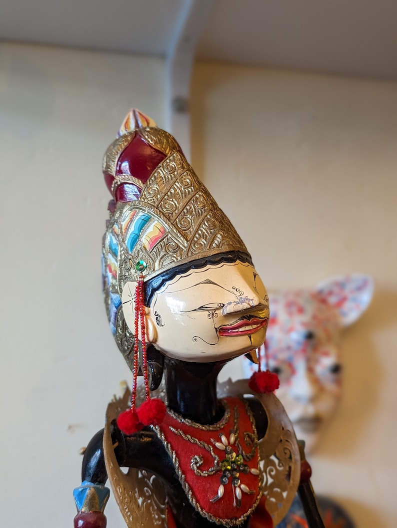 Vintage Indonesian Wayang Golek Puppet - Etsy UK