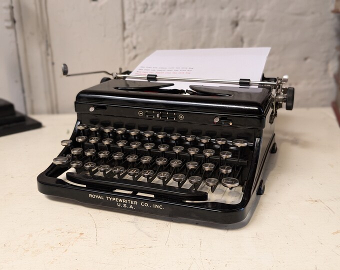 Royal Model O Working Vintage Typewriter - 1930's - Etsy