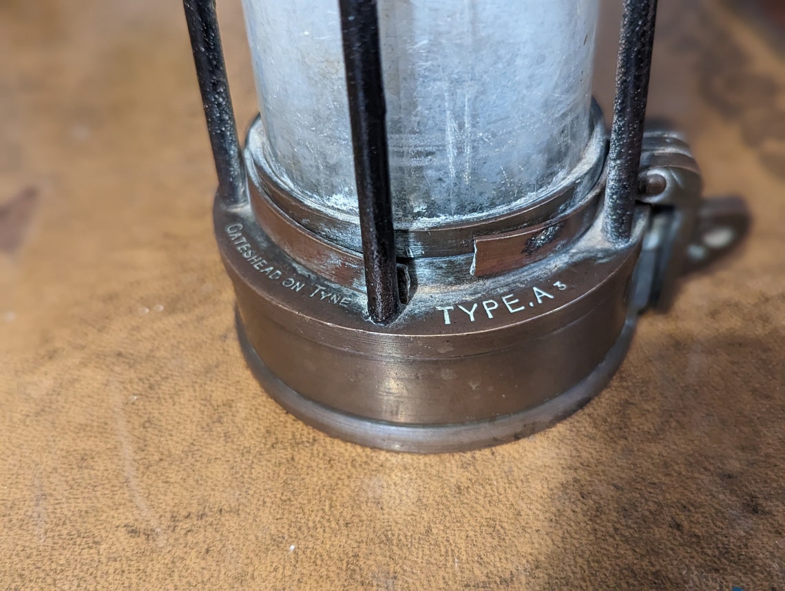 Antique Patterson A3 Brass Miners Safety Lamp - Etsy