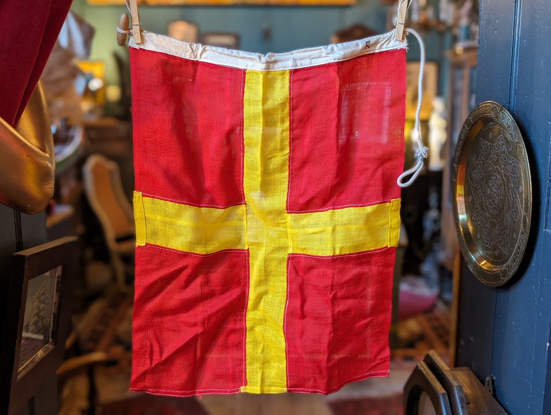 Vintage Naval Signalling Ensign Flag - Etsy
