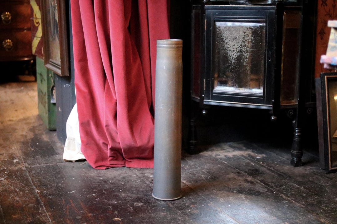 Vintage Shell Casing Stick Stand - Etsy