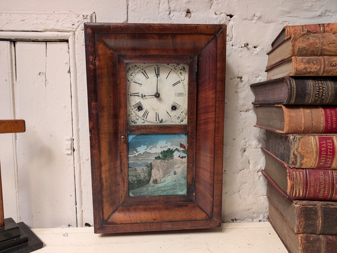 19th.c Antique American Wall Clock - Etsy