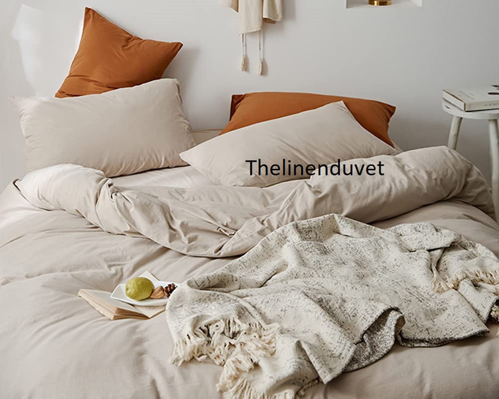 3 Pc Pastel Bedding Set Pastel Blue Color Cotton Duvet Cover - Etsy