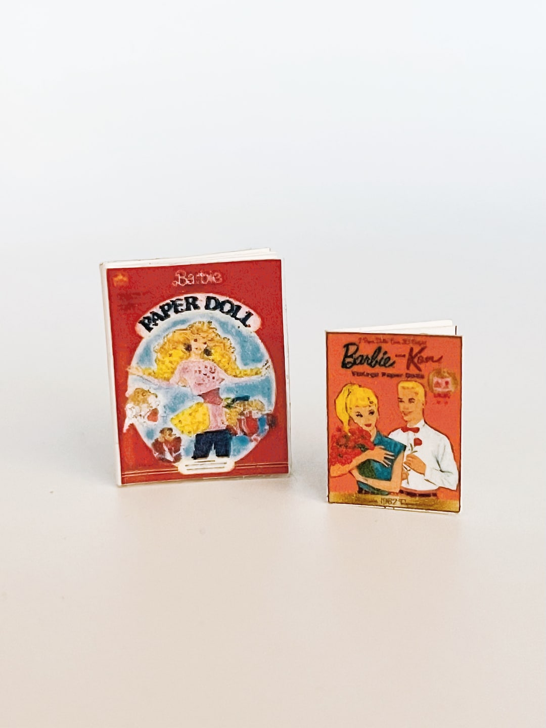 Miniature Paper Doll Book Set - Etsy