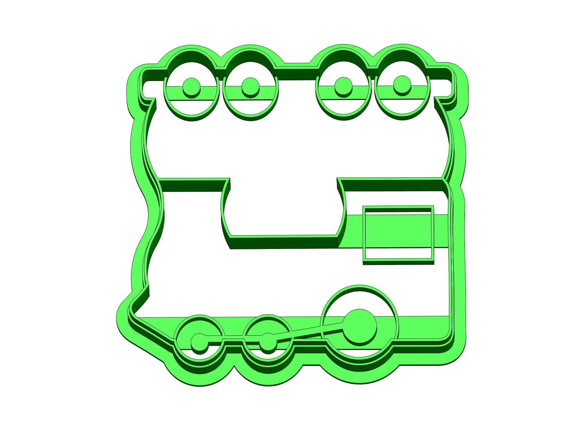 Steam Train Sandwich Cutter - STL File Digital Download for 3D Printing ...