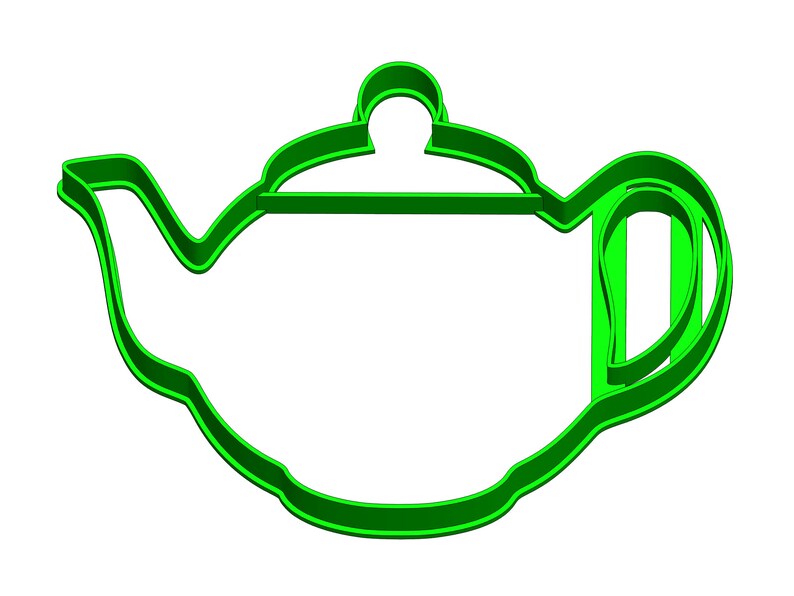 Teapot Cookie Cutter STL File Digital Download 3d Printing - Etsy