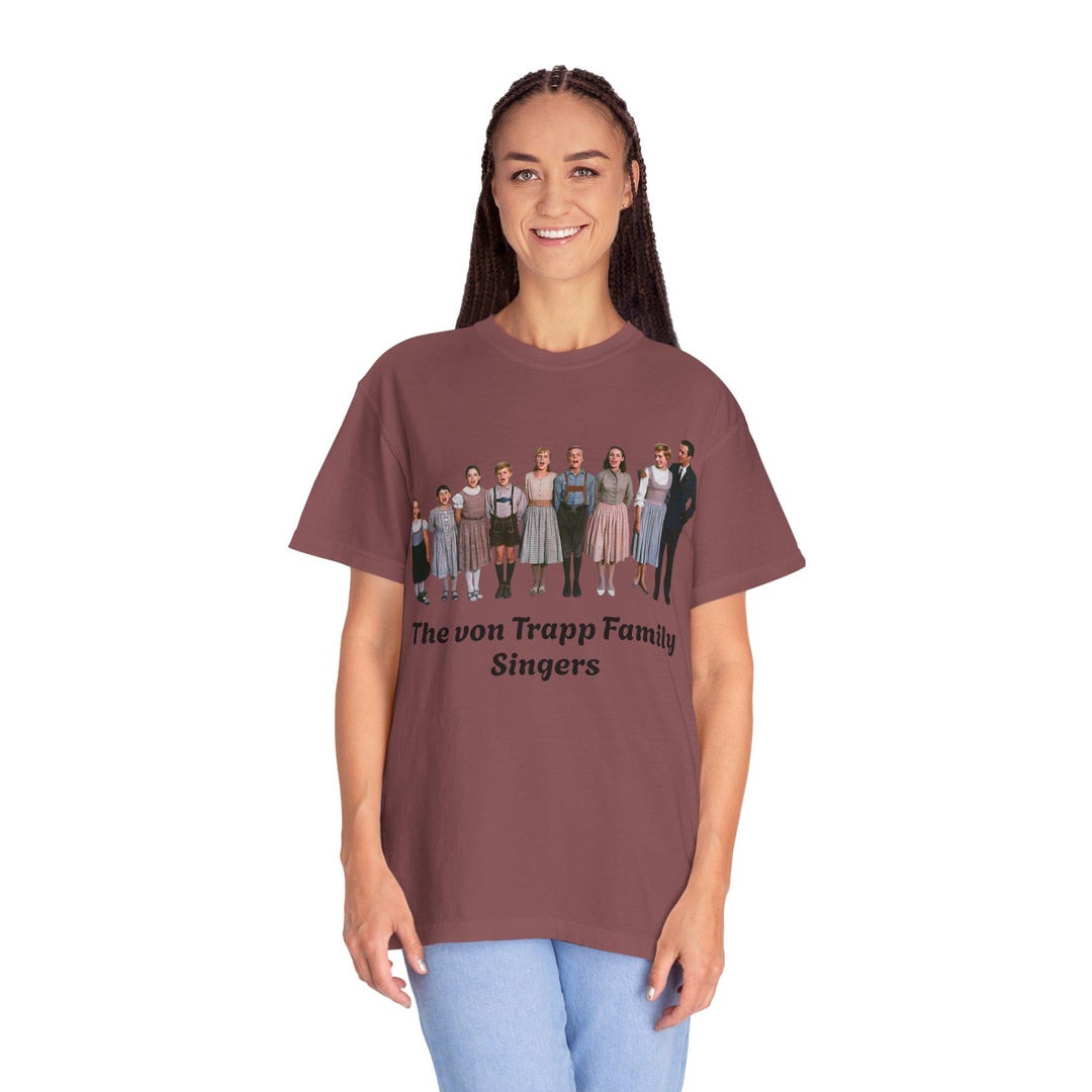 The Von Trapp Family Singers Vintage Garment-dyed T-shirt - Etsy