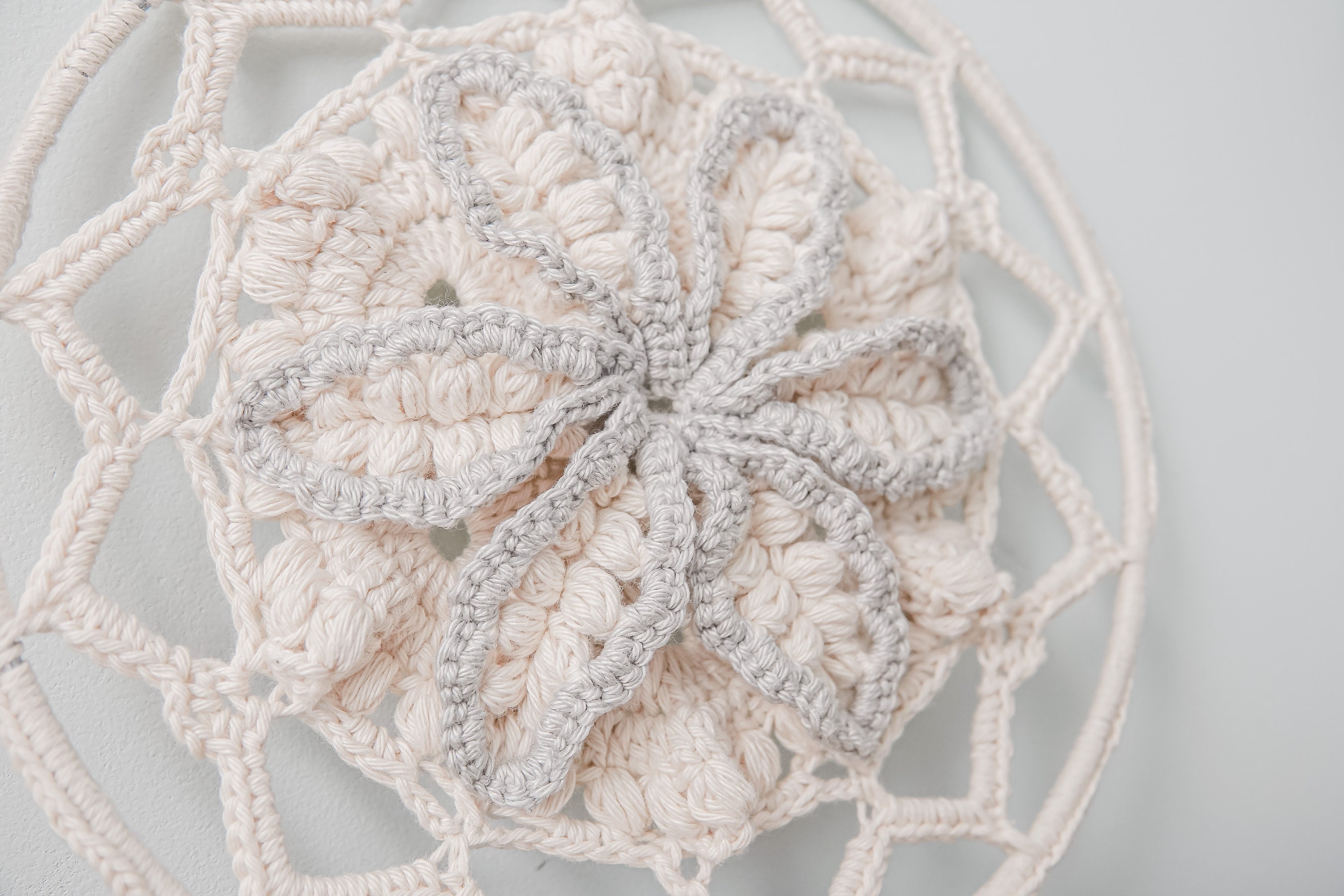 PDF Mini Mandala Crochet Pattern NYLA | 20 Cm, 7,9 Inch | Boho Decor ...