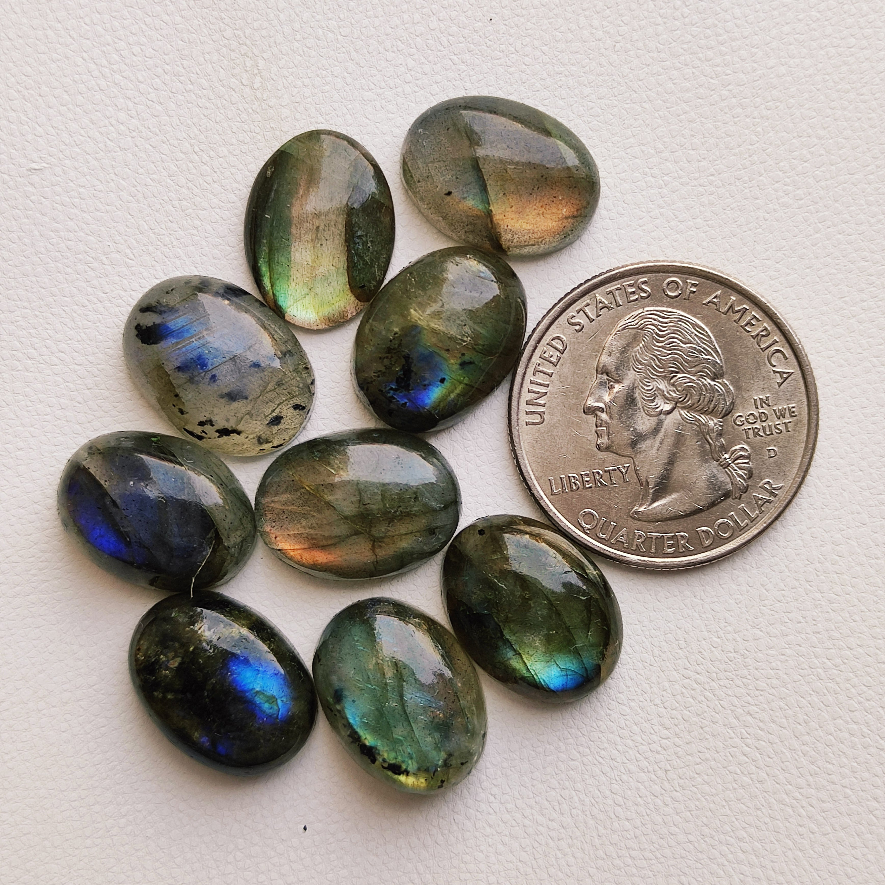 Calibrated Labradorite Cabochon 16X12 MM 10pcs Labradorite - Etsy UK