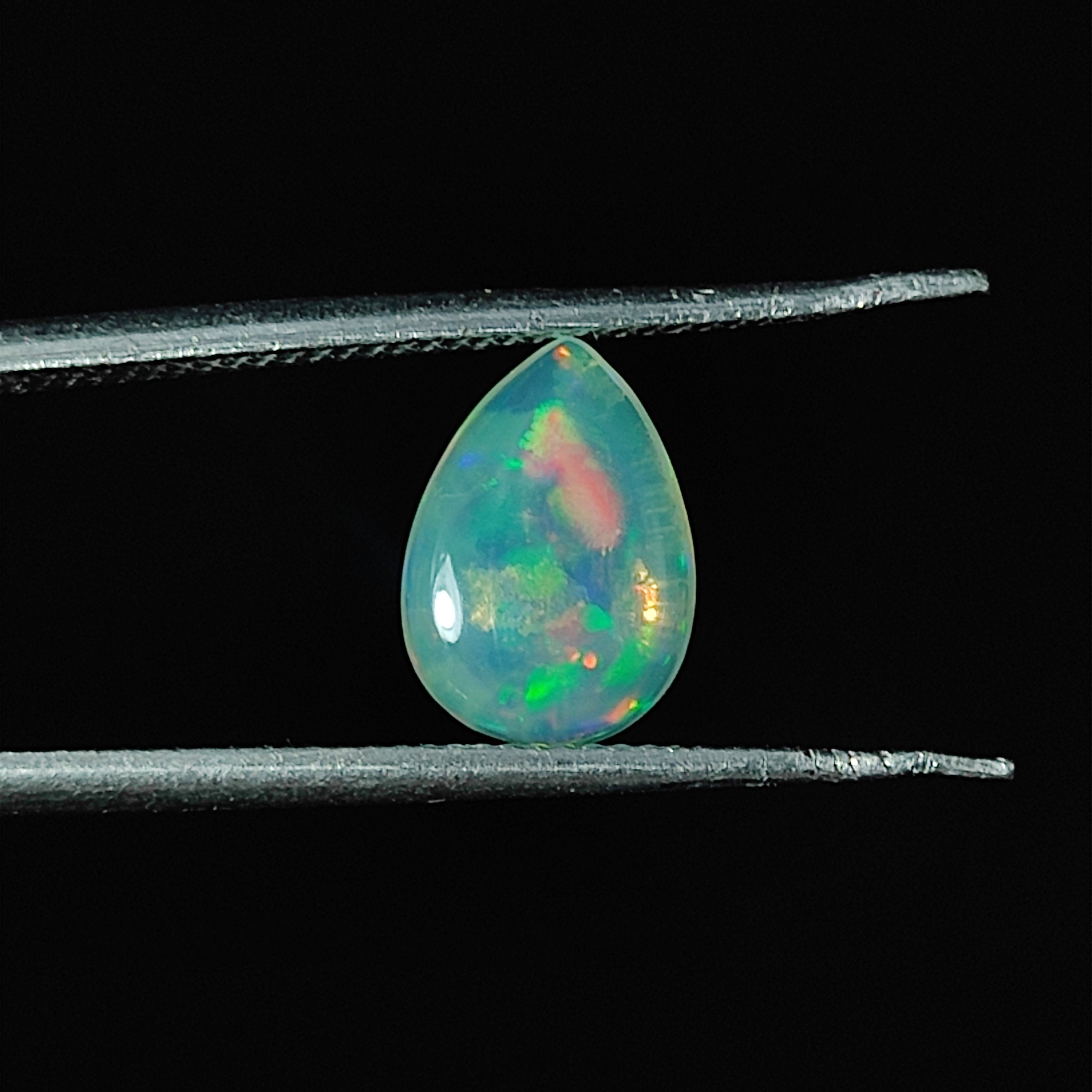 2 Carat Opal Cabochon Pear Shape 9X6X3 Multi Fire Opal - Etsy UK