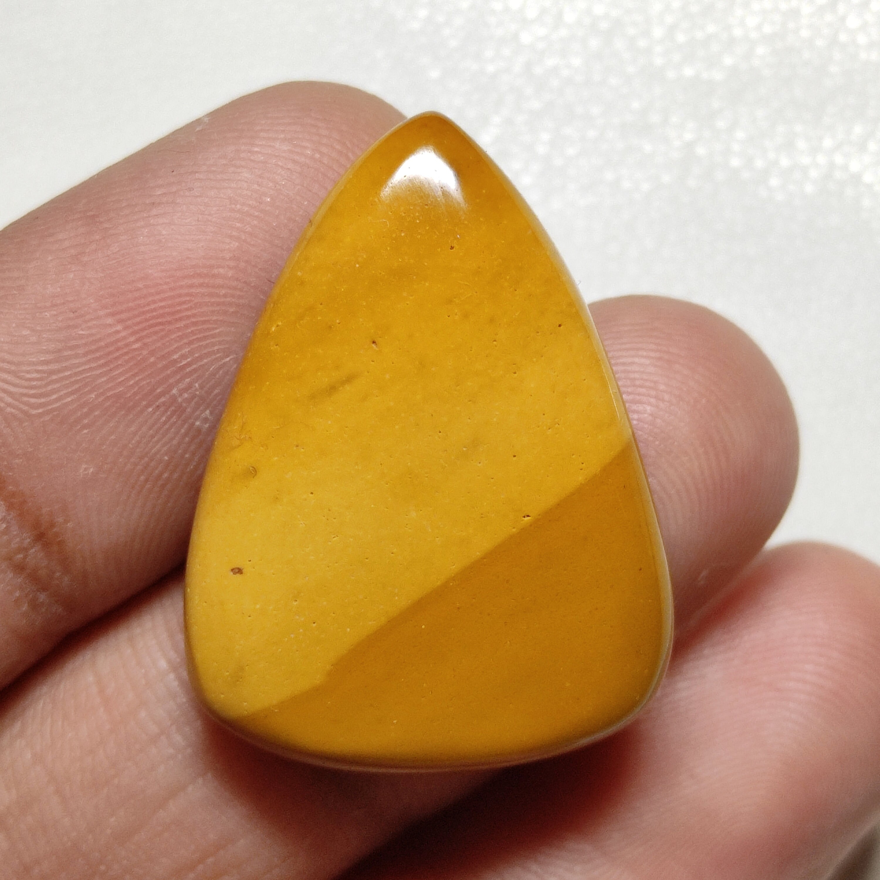 35 Carat Yellow Mookaite Jasper Cabochon Pear Shape 31X23X6 MM - Etsy UK