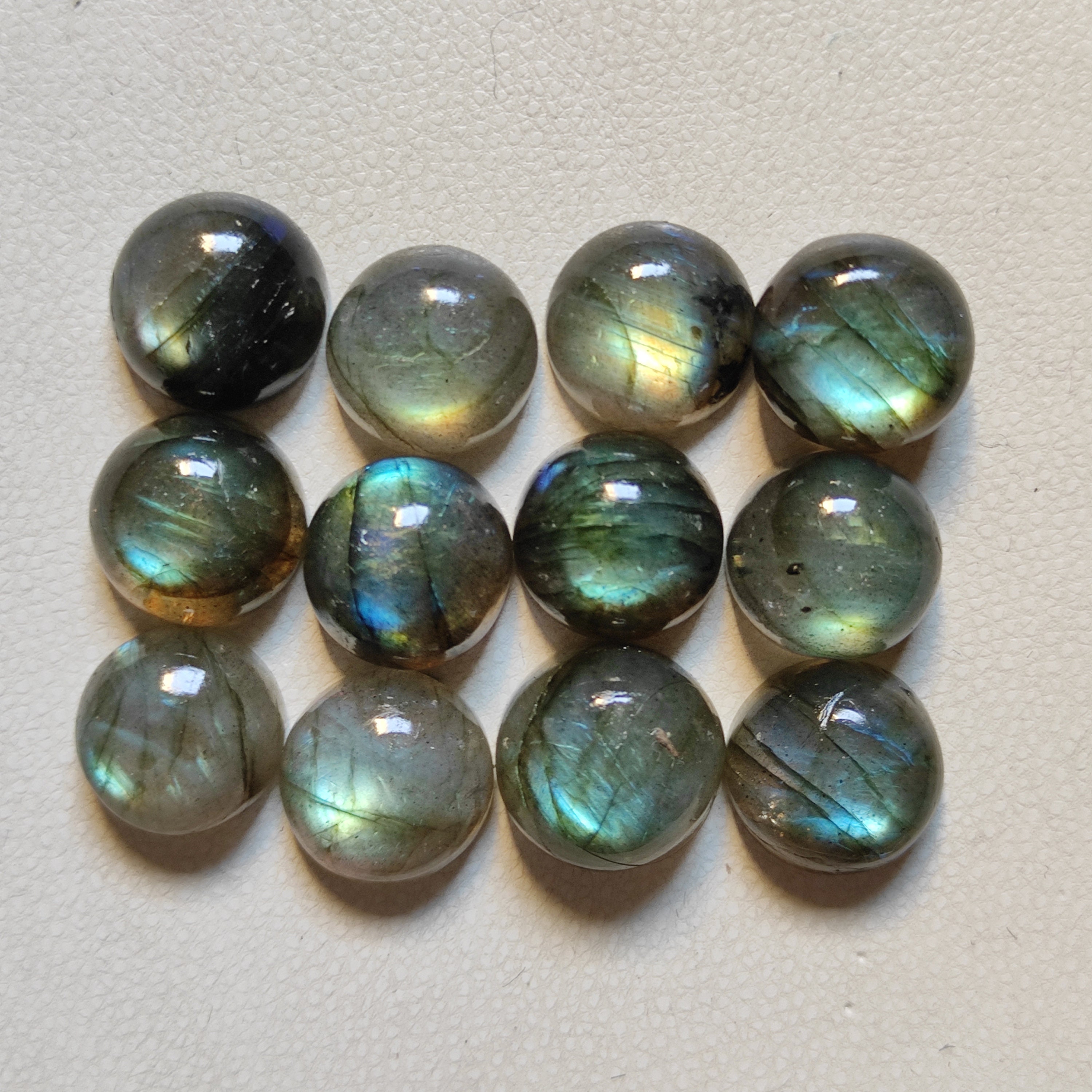 11 MM Rare Labradorite Mineral Feldspar Calibrated Cabochon - Etsy