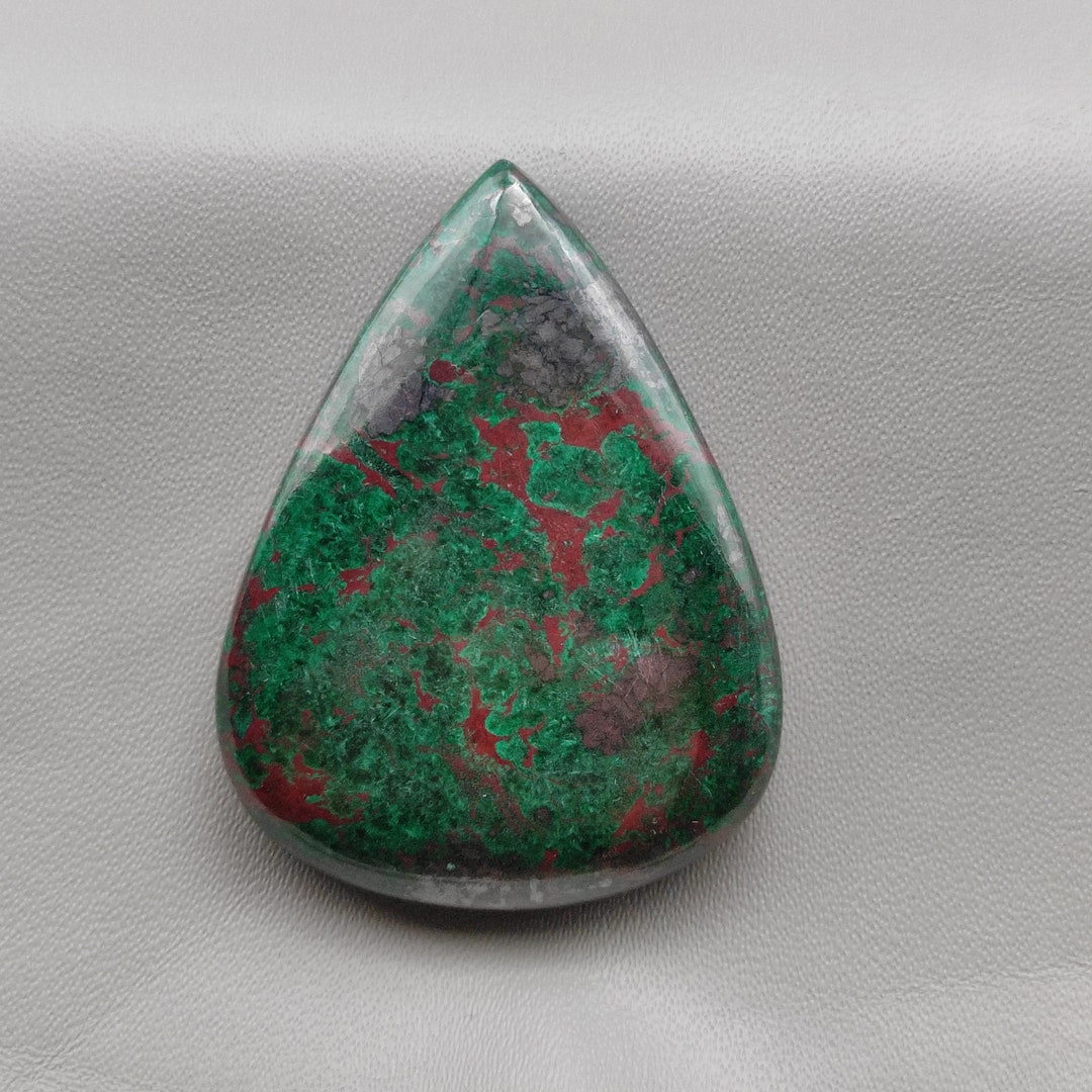 95ct Natural Green Black Chrysocolla Cabochon Designer Chrysocolla ...
