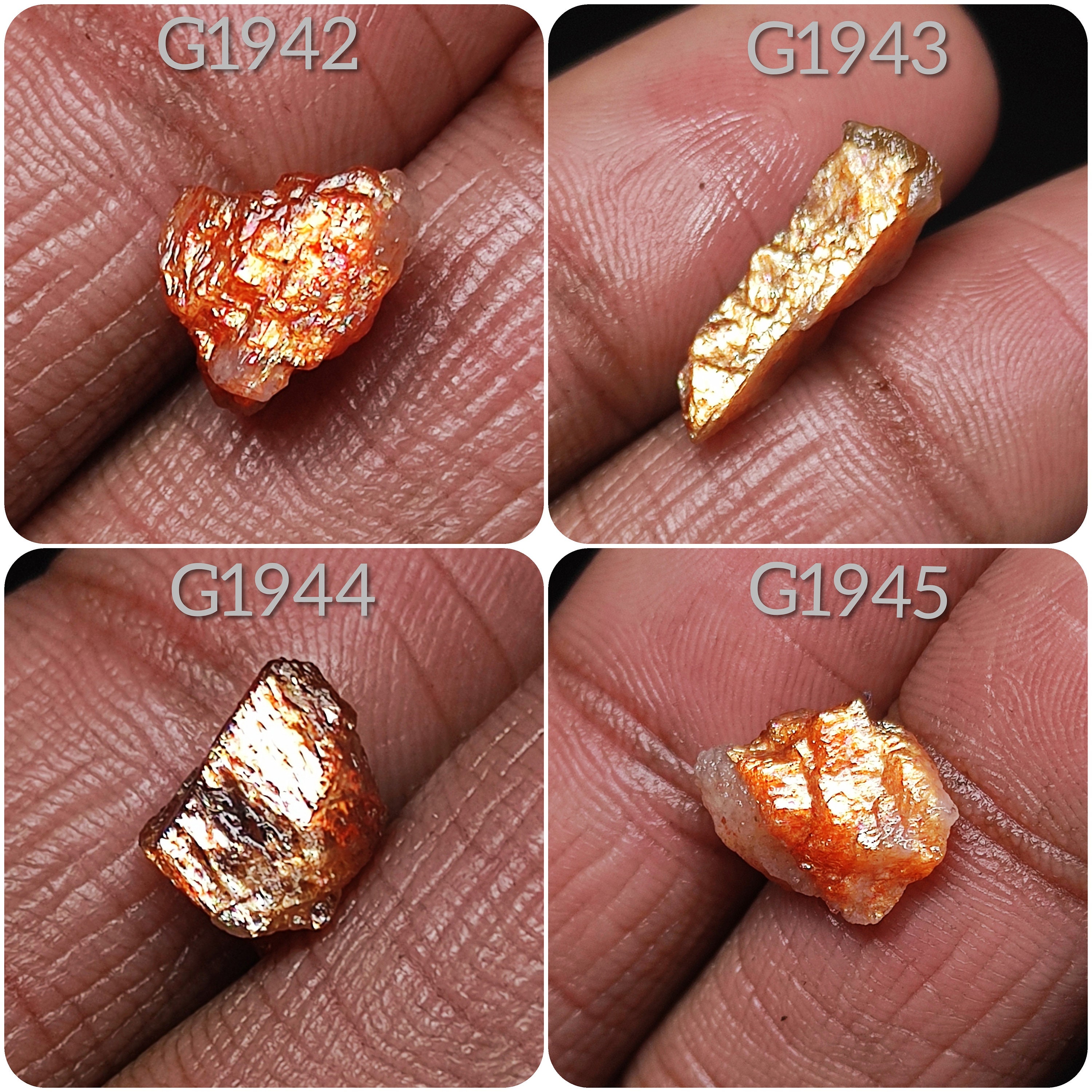 100% Natural Golden Sunstone Rough Metaphysical Crystal | Etsy