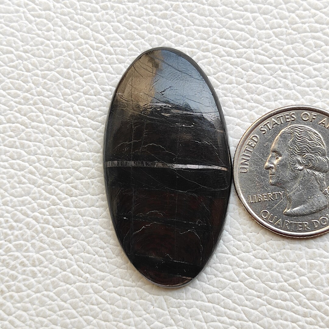 45X23X4 MM Silver Flashy Hypersthene Cabochon Oval Shape Hypersthene ...
