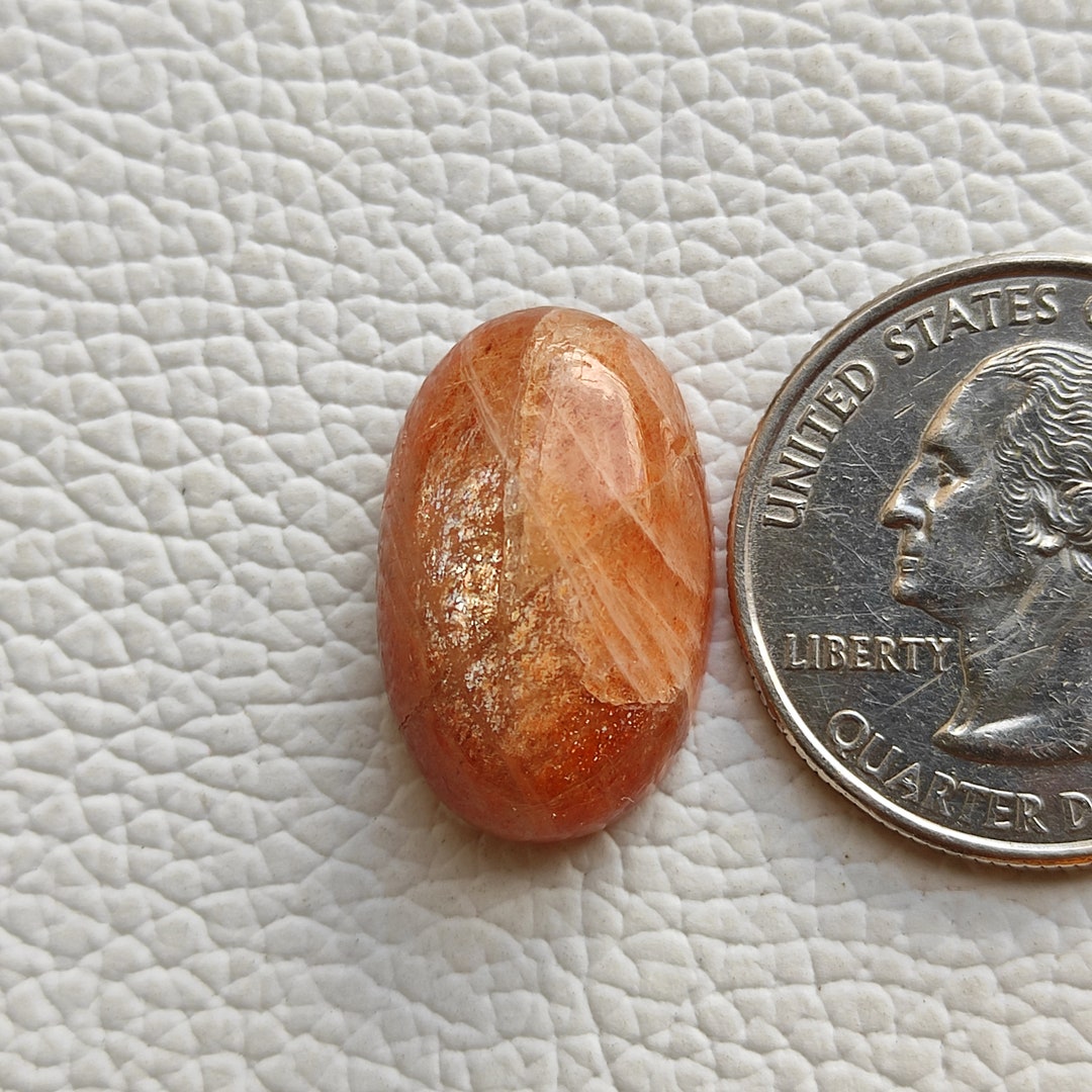 Rare Golden Fire Sunstone Cabochon Oval Shape Designer - Etsy