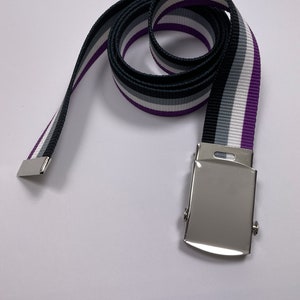 Asexual Pride Belt, Rainbow Belt, LGBT Belt, Asexual Belt, Asexual Flag ...