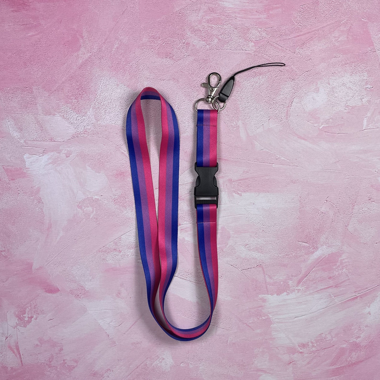 Bisexual Pride Lanyard Lgbt Leash Bisexual Lanyard Gay | Etsy