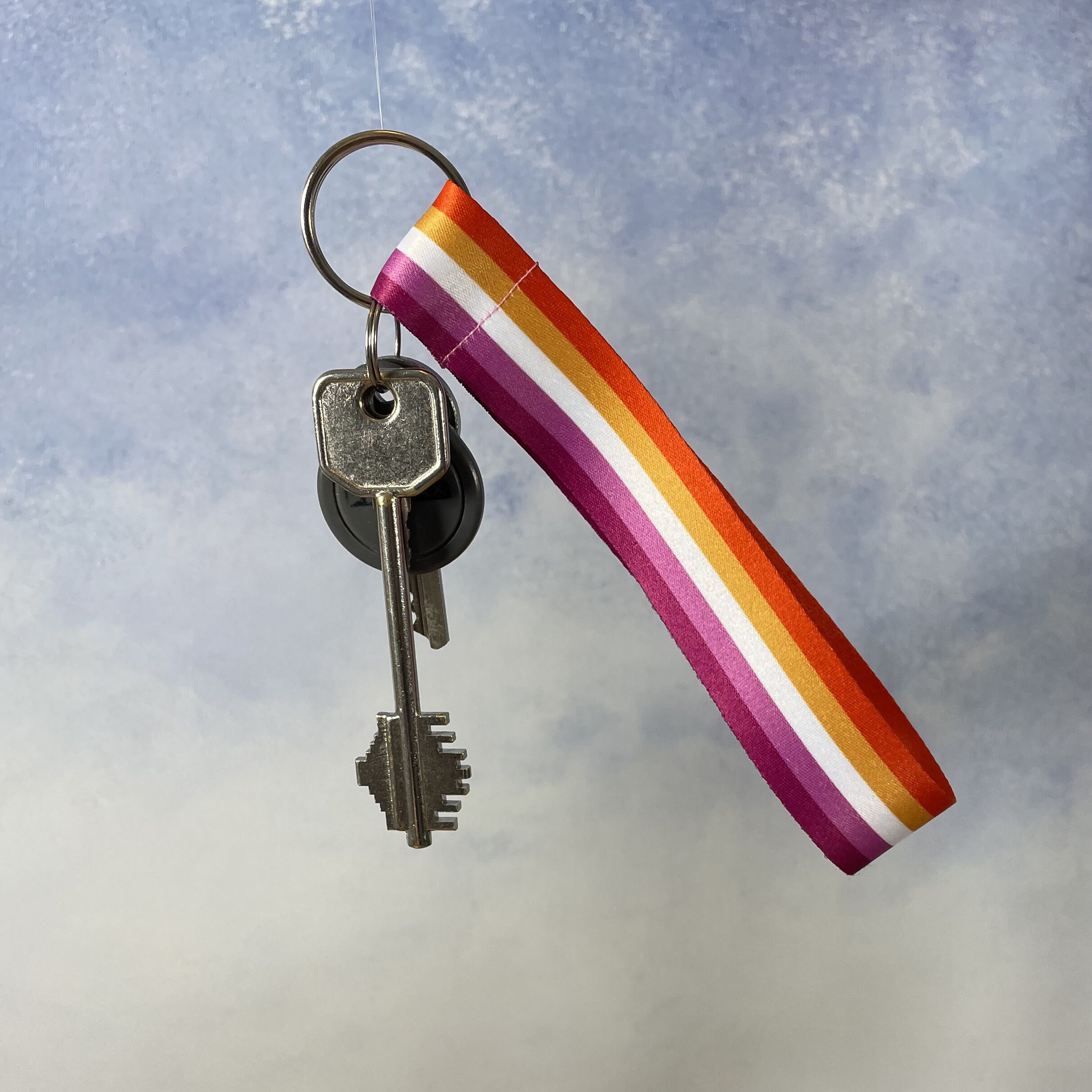 LGBT Keychain Lesbian Keychain Nonbinary Keychain Bisexual | Etsy