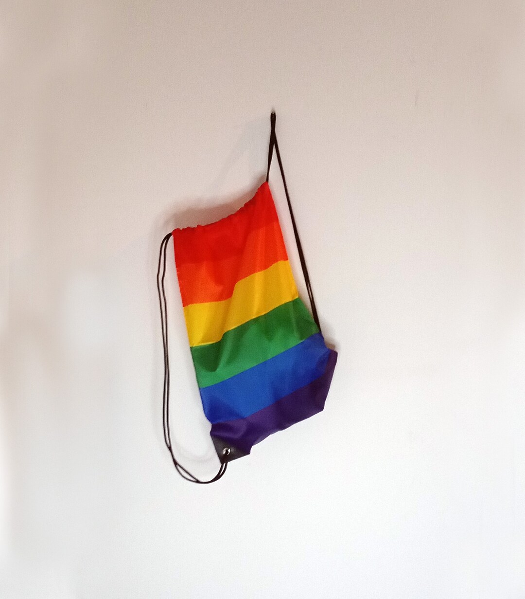 Amazing Full Rainbow Backpack LGBT Backpack Backpack With Strings LGBT ...