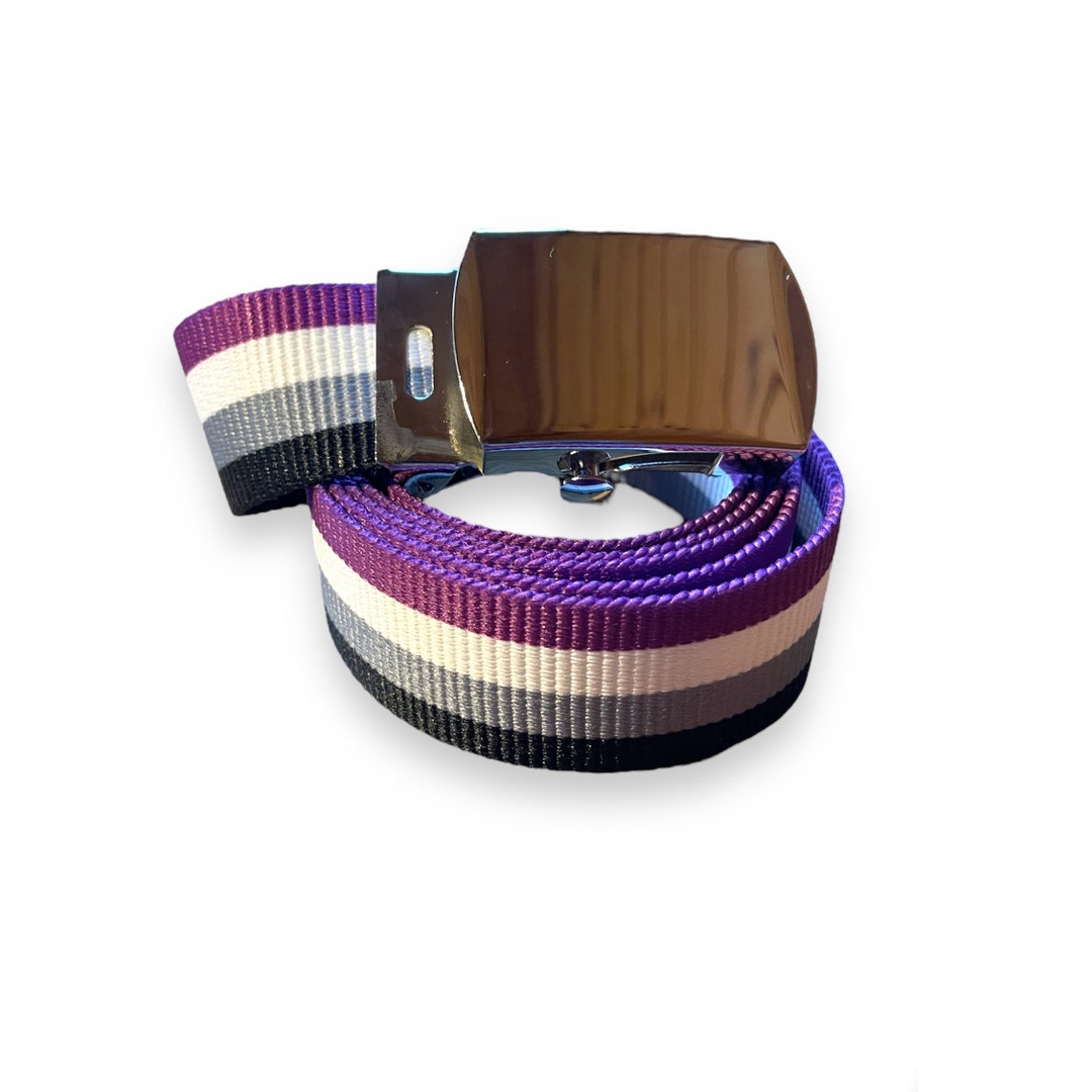 Asexual Pride Belt, Rainbow Belt, LGBT Belt, Asexual Belt, Asexual Flag ...